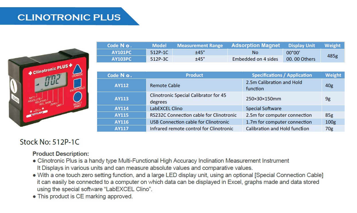 Ichiban Precision Sdn Bhd - Obishi - OBISHI Clinotronic Plus